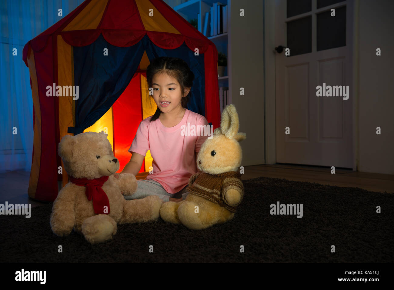 Asian Child Playing Bunny High Resolution Stock Photography and Images ...