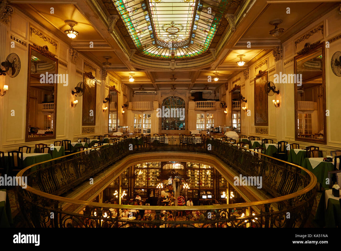 Interior of Confeiteria Colombo, Centro, Rio de Janeiro, Brazil, South ...