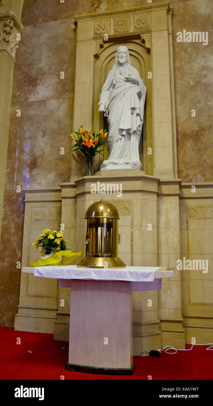 Shot of statue of worship & decoration for a funeral Shot of statue of ...