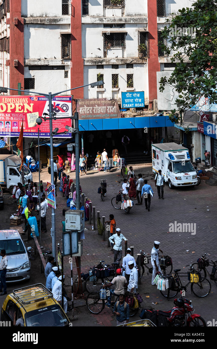 grant road railway station, mumbai, maharashtra, India, Asia Stock ...