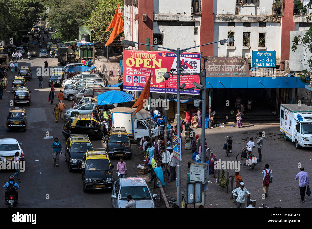 grant road railway station, mumbai, maharashtra, India, Asia Stock ...