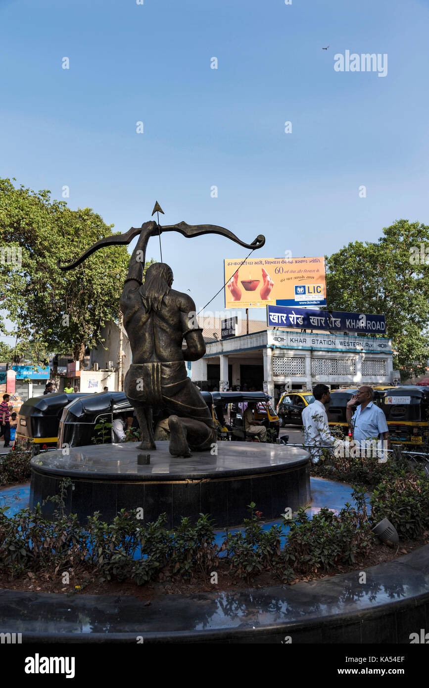 khar road railway station, mumbai, maharashtra, India, Asia Stock Photo ...
