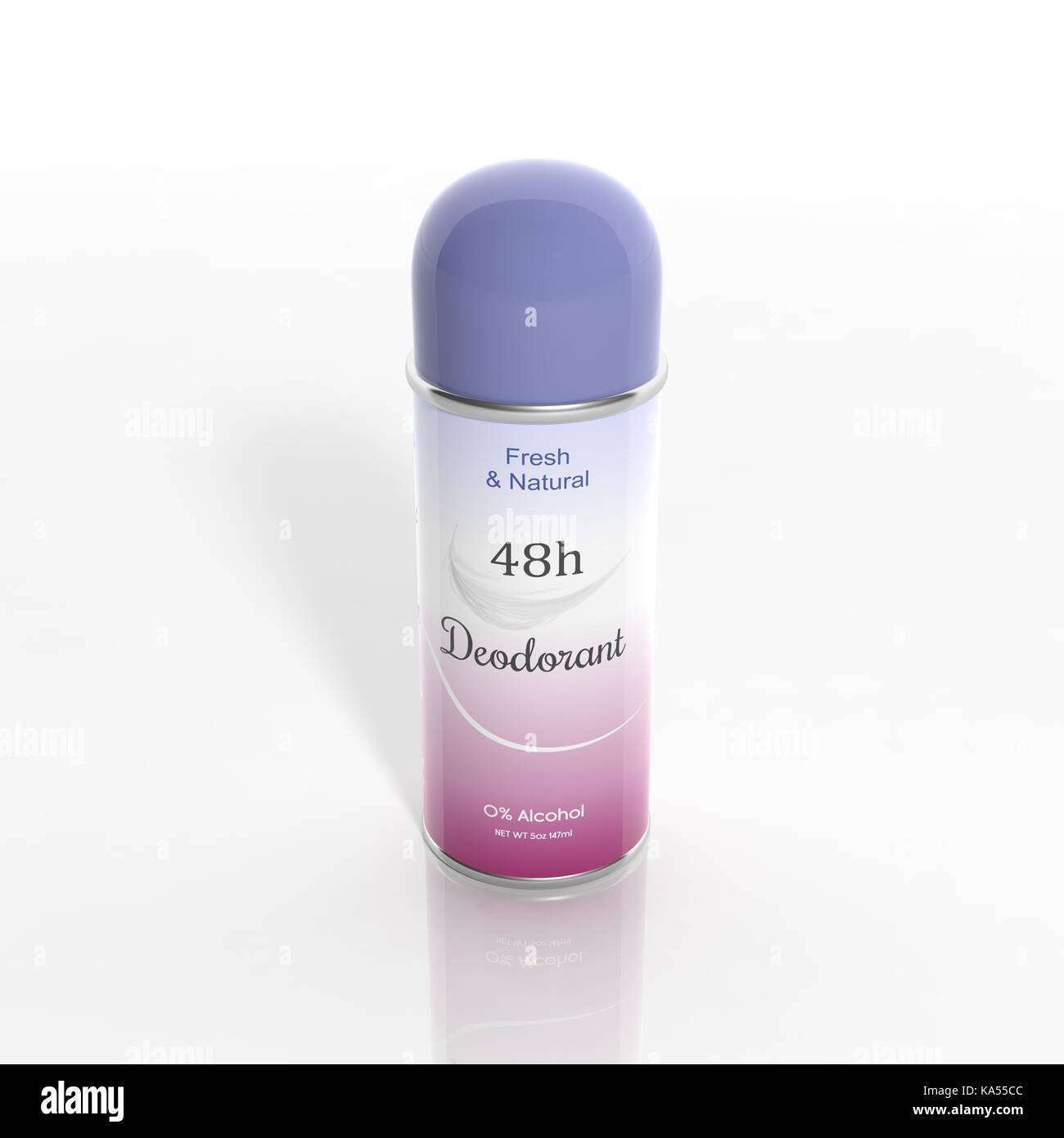 3D Deodorant can isolated on white background Stock Photo - Alamy