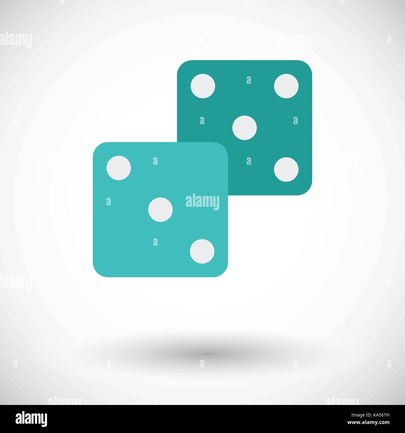 Craps. Flat vector icon for mobile and web applications. Vector ...
