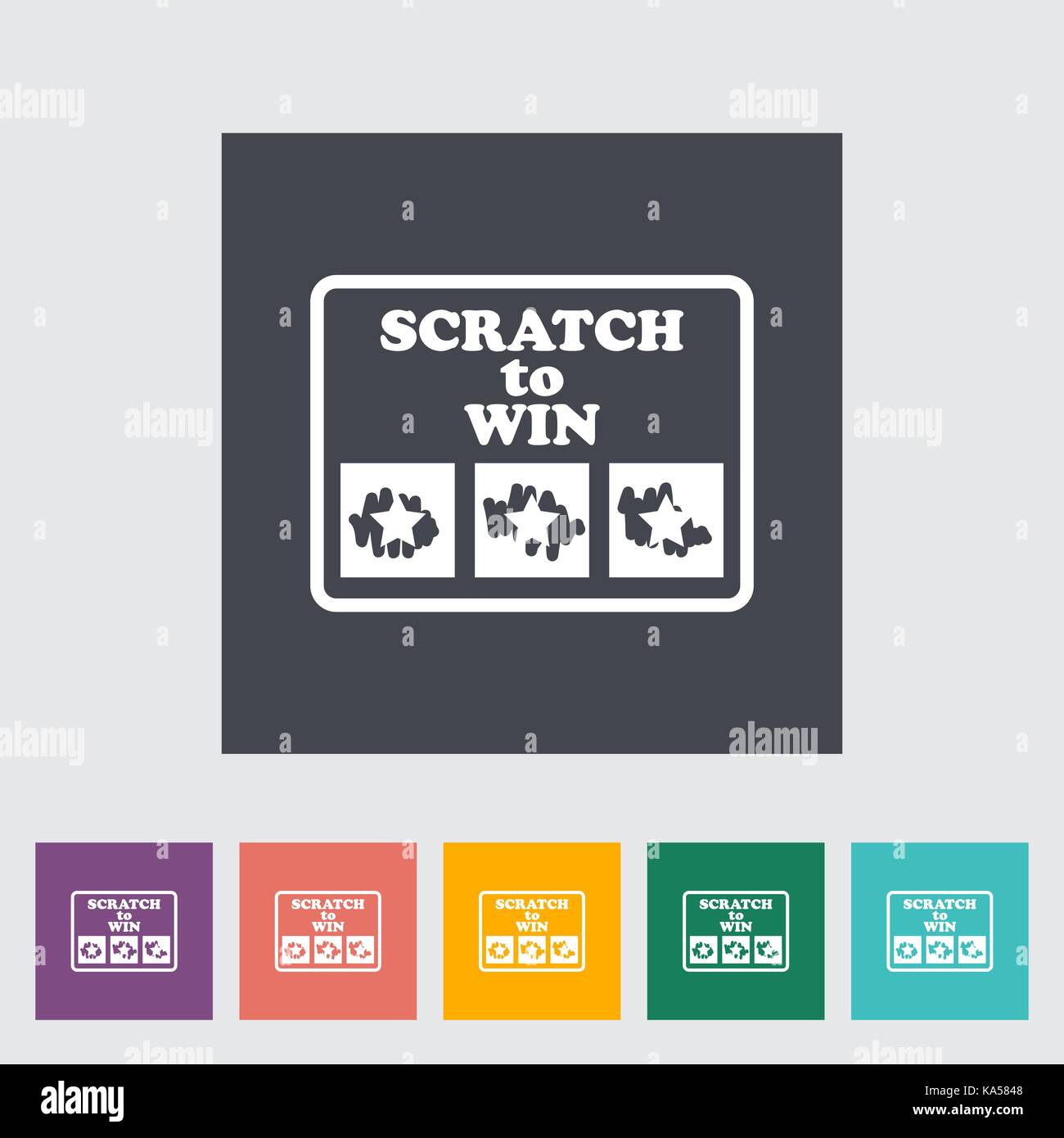 Scratch card win Stock Vector Images - Alamy
