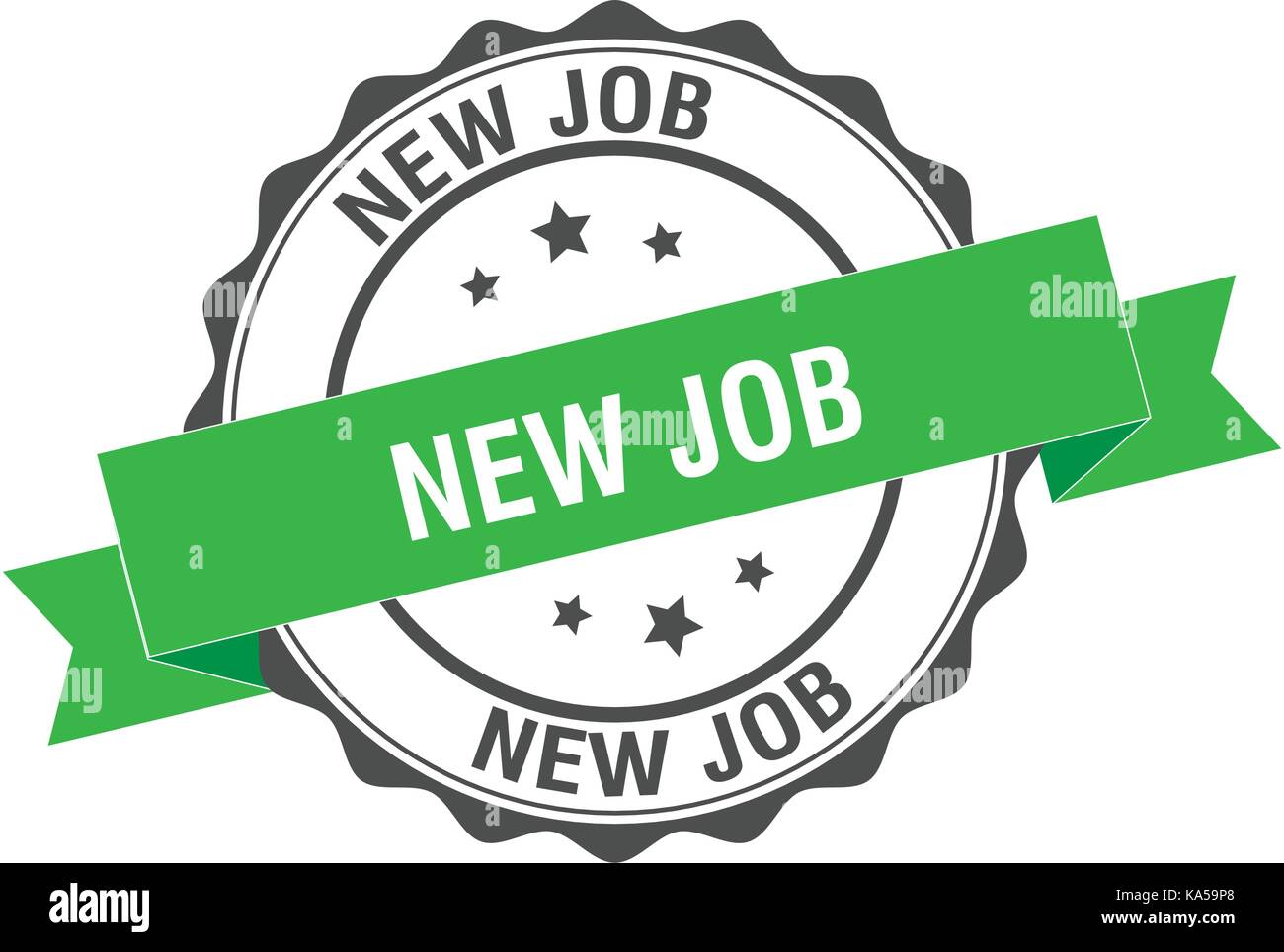 New job stamp illustration Stock Vector Image & Art - Alamy
