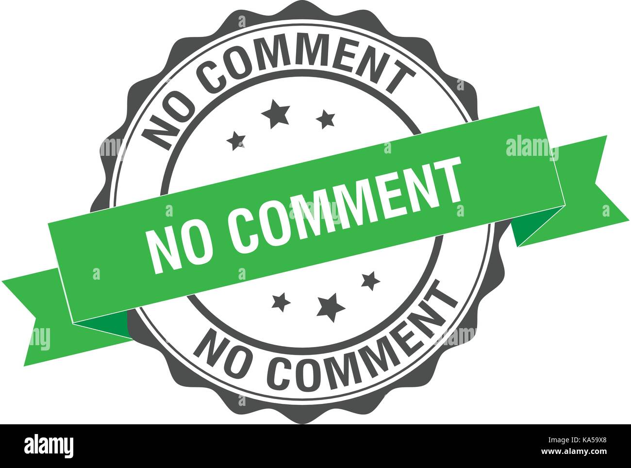 No comment stamp illustration Stock Vector Image & Art - Alamy