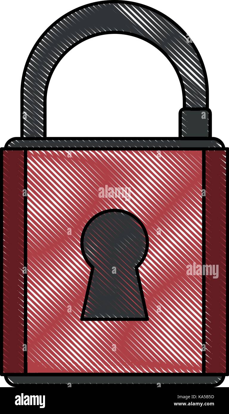 cartoon padlock security Stock Vector Image & Art - Alamy