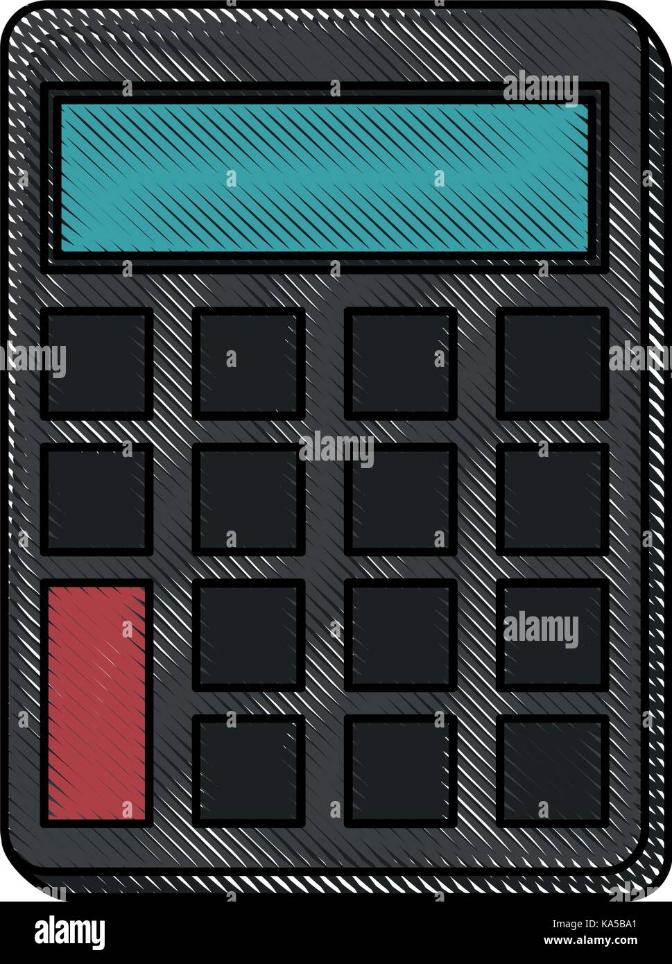 digital electric calculator Stock Vector Image & Art - Alamy