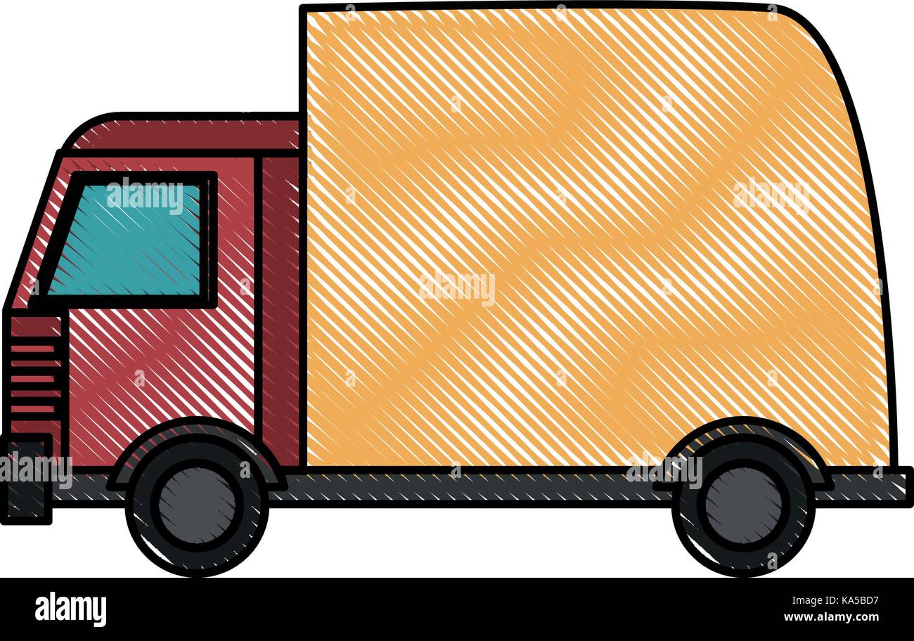 cartoon transport truck Stock Vector Image & Art - Alamy