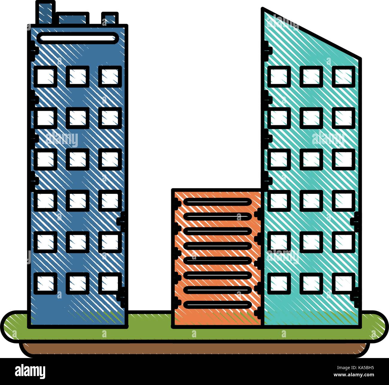 cosmopolitan business buildings Stock Vector Image & Art - Alamy