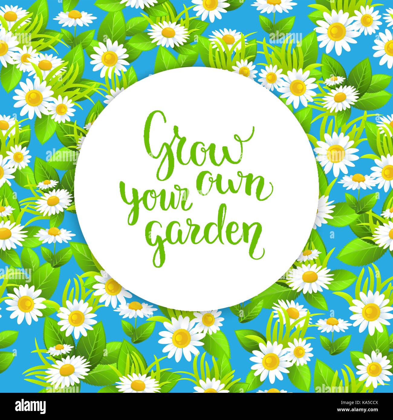 The blue garden Stock Vector Images - Alamy