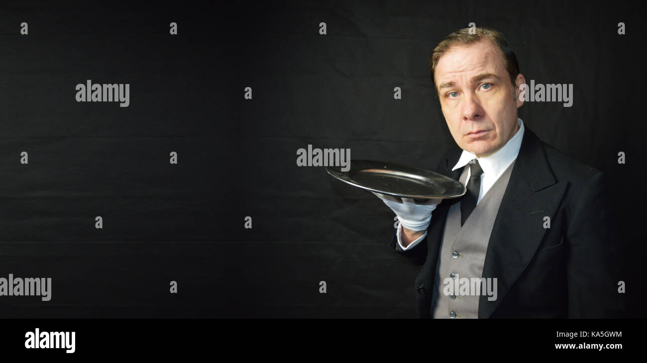 Jeeves butler hi-res stock photography and images - Alamy