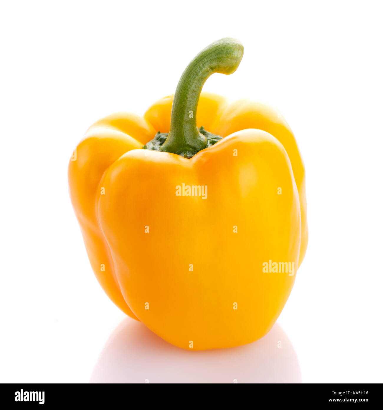 Sweet yellow pepper isolated Stock Photo - Alamy