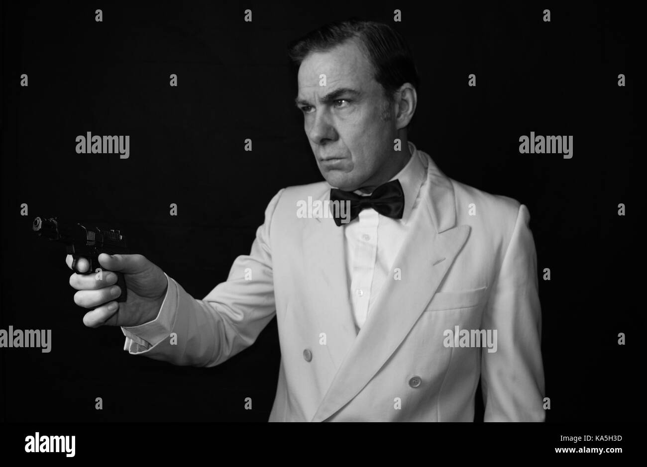 Secret agent Bond Stock Photo - Alamy
