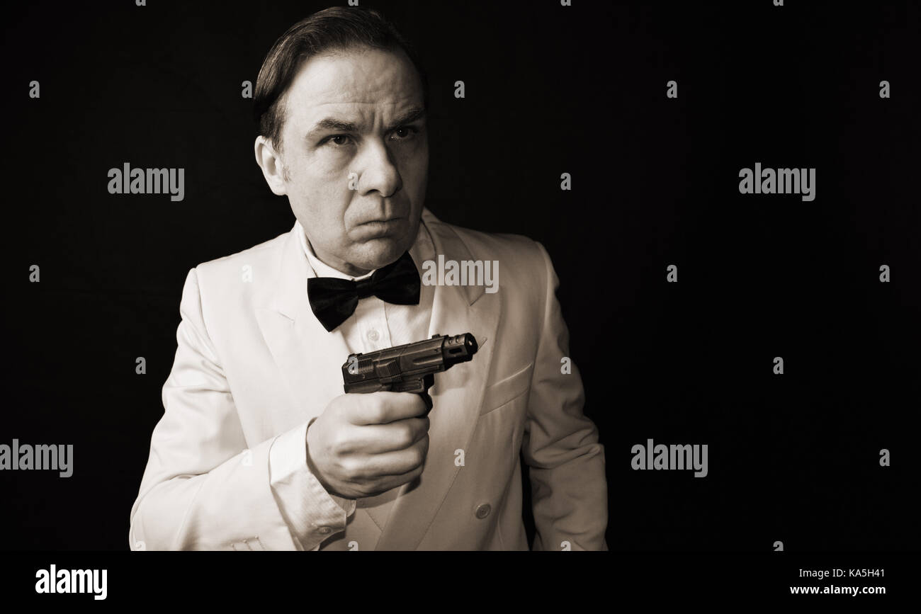 Secret agent Bond Stock Photo - Alamy