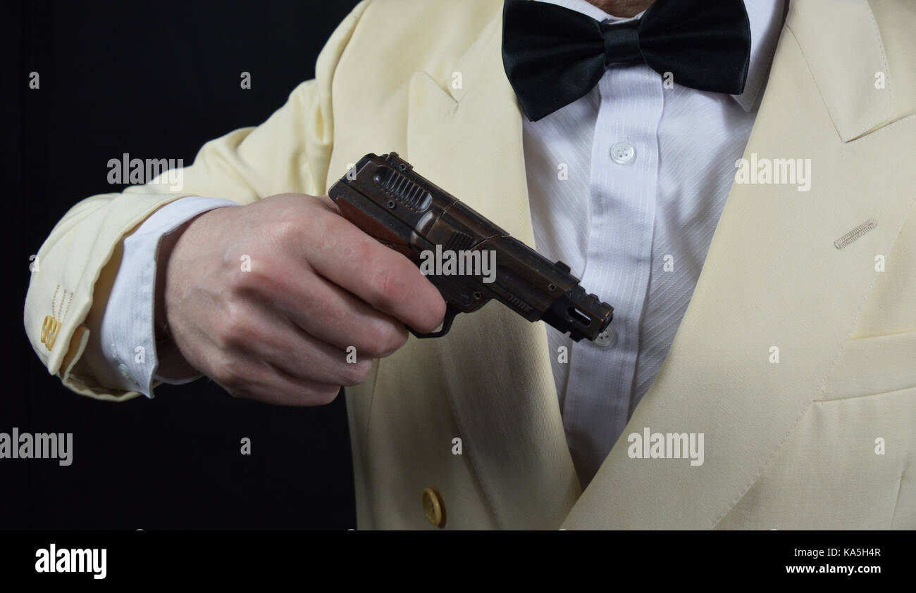 Secret agent Bond Stock Photo - Alamy