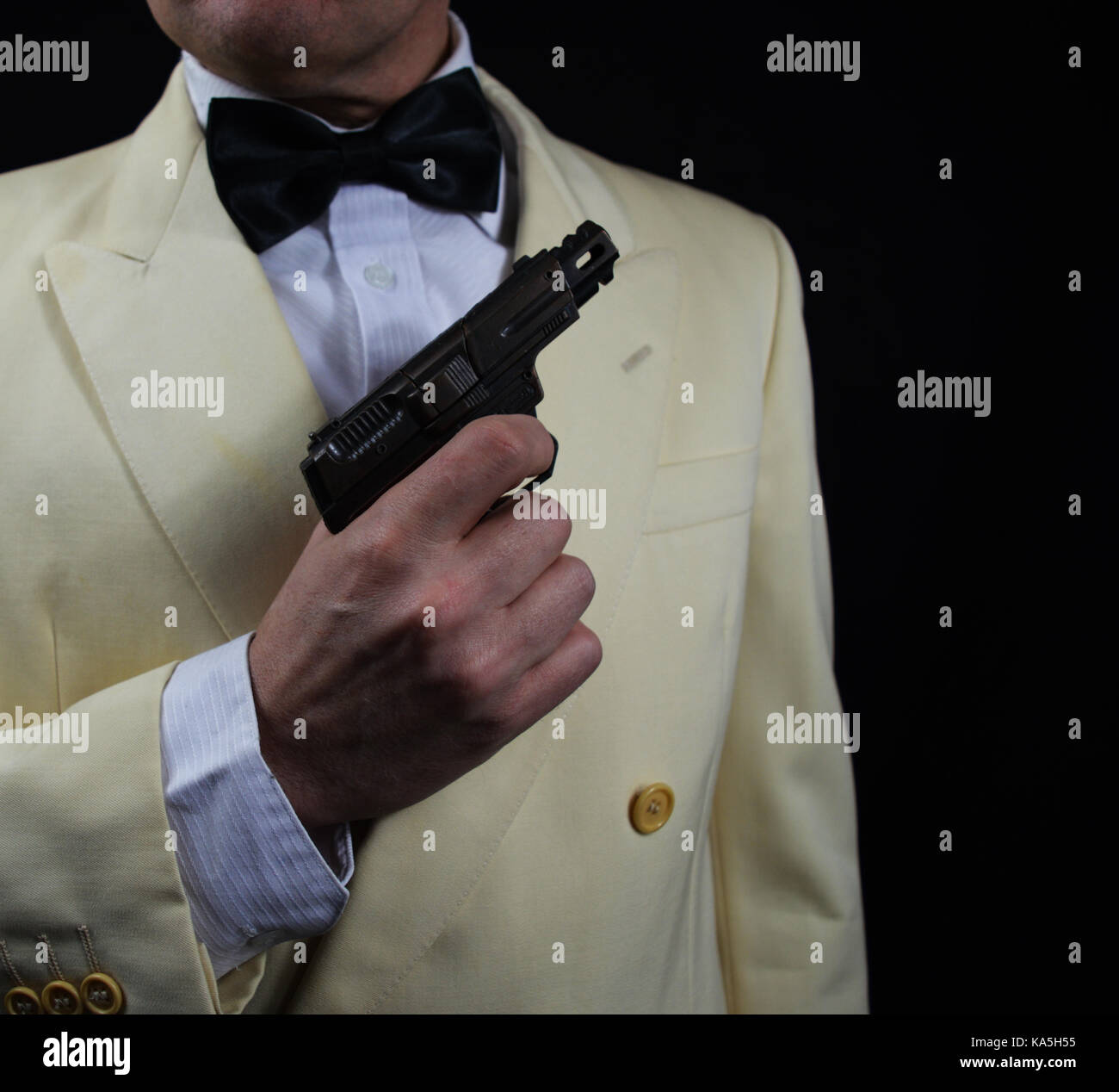 Secret agent Bond Stock Photo - Alamy