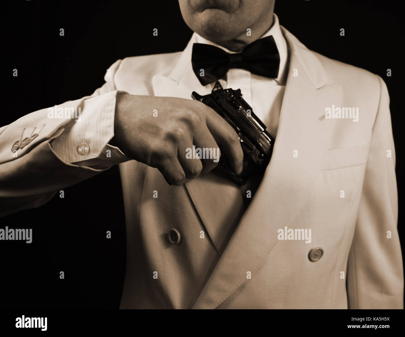 Secret agent Bond Stock Photo - Alamy