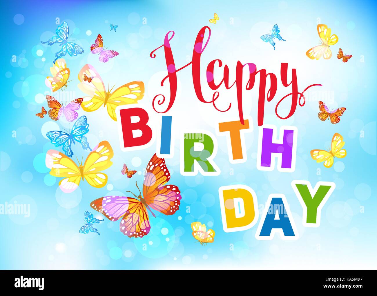 Birthday celebration card hi-res stock photography and images - Alamy