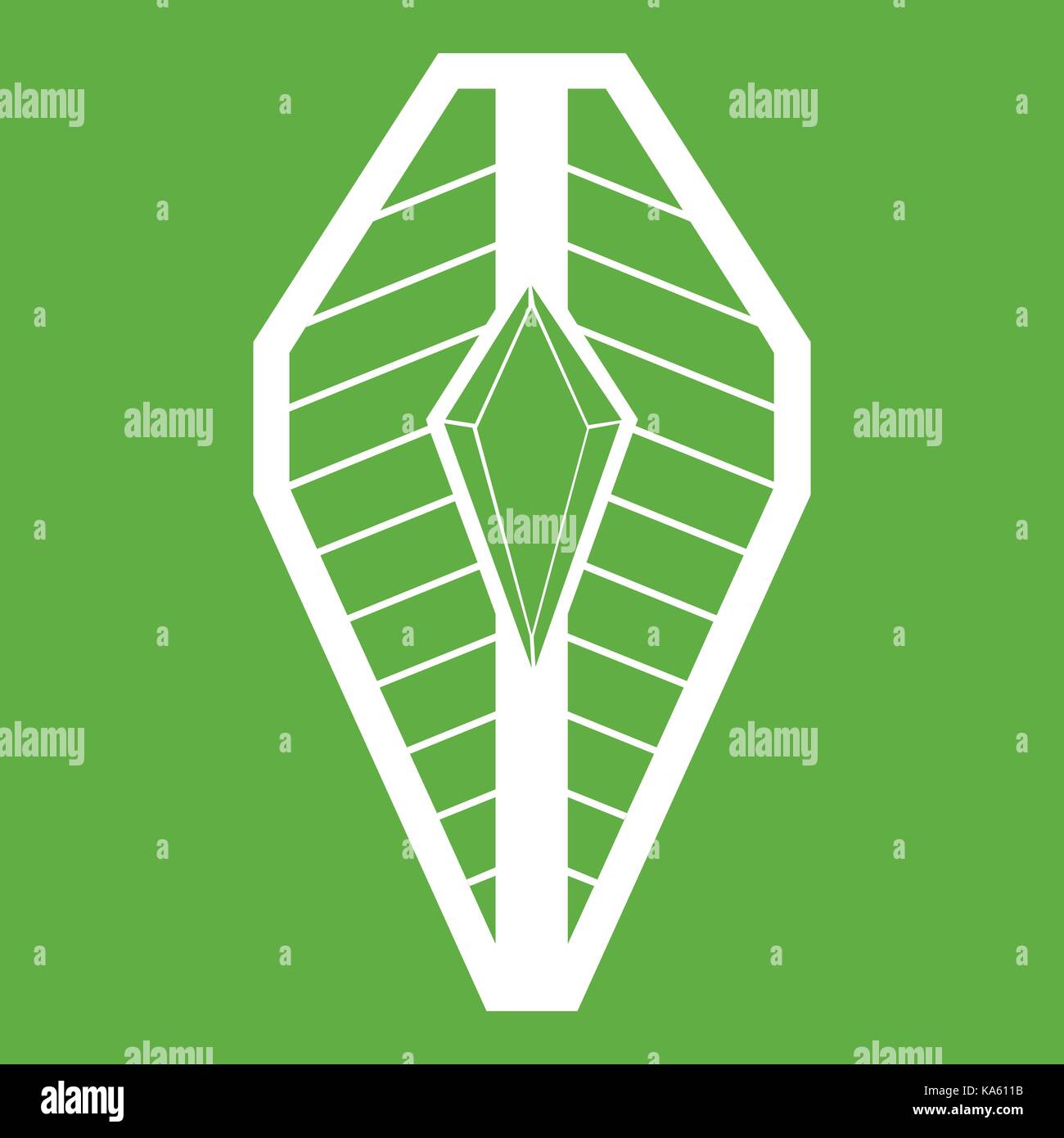 Shield icon green Stock Vector Image & Art - Alamy