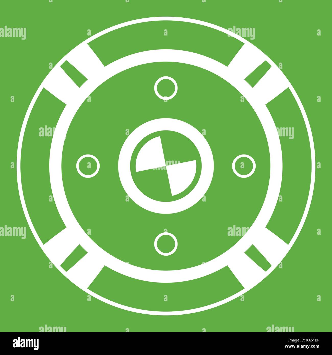 Shield icon green Stock Vector Image & Art - Alamy