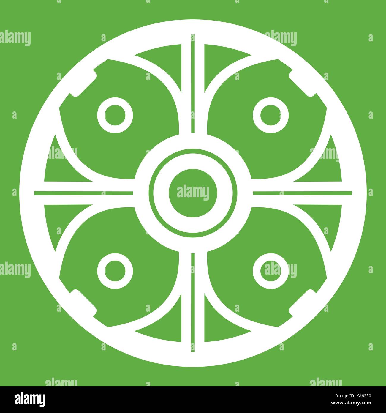 Shield icon green Stock Vector Image & Art - Alamy