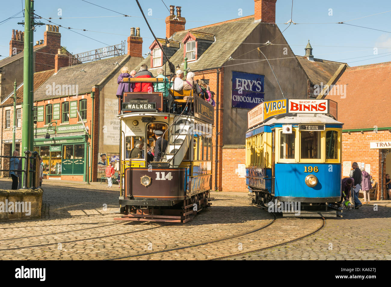 Beamish tramway hi-res stock photography and images - Alamy