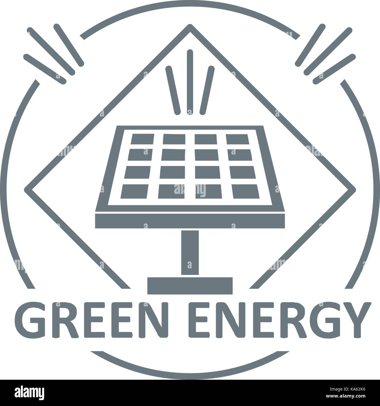Energy logo, simple gray style Stock Vector Image & Art - Alamy