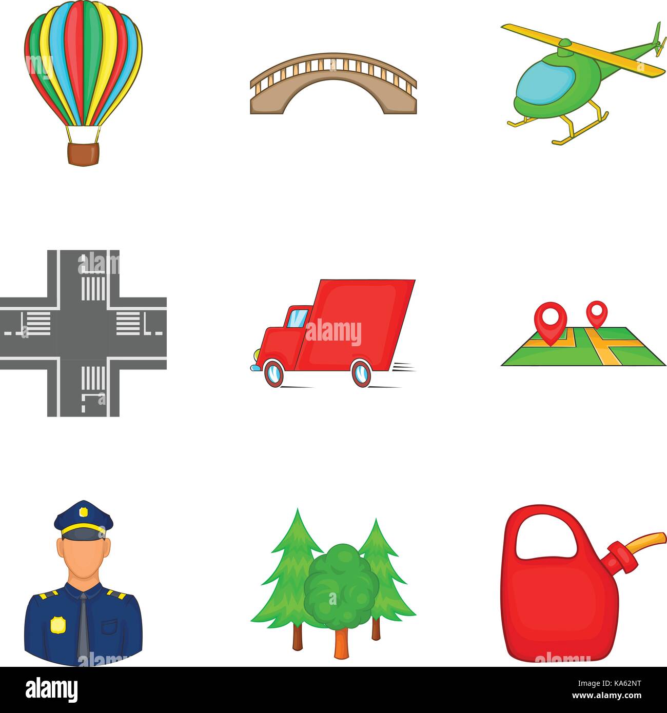 Motion control icons set, cartoon style Stock Vector Image & Art - Alamy