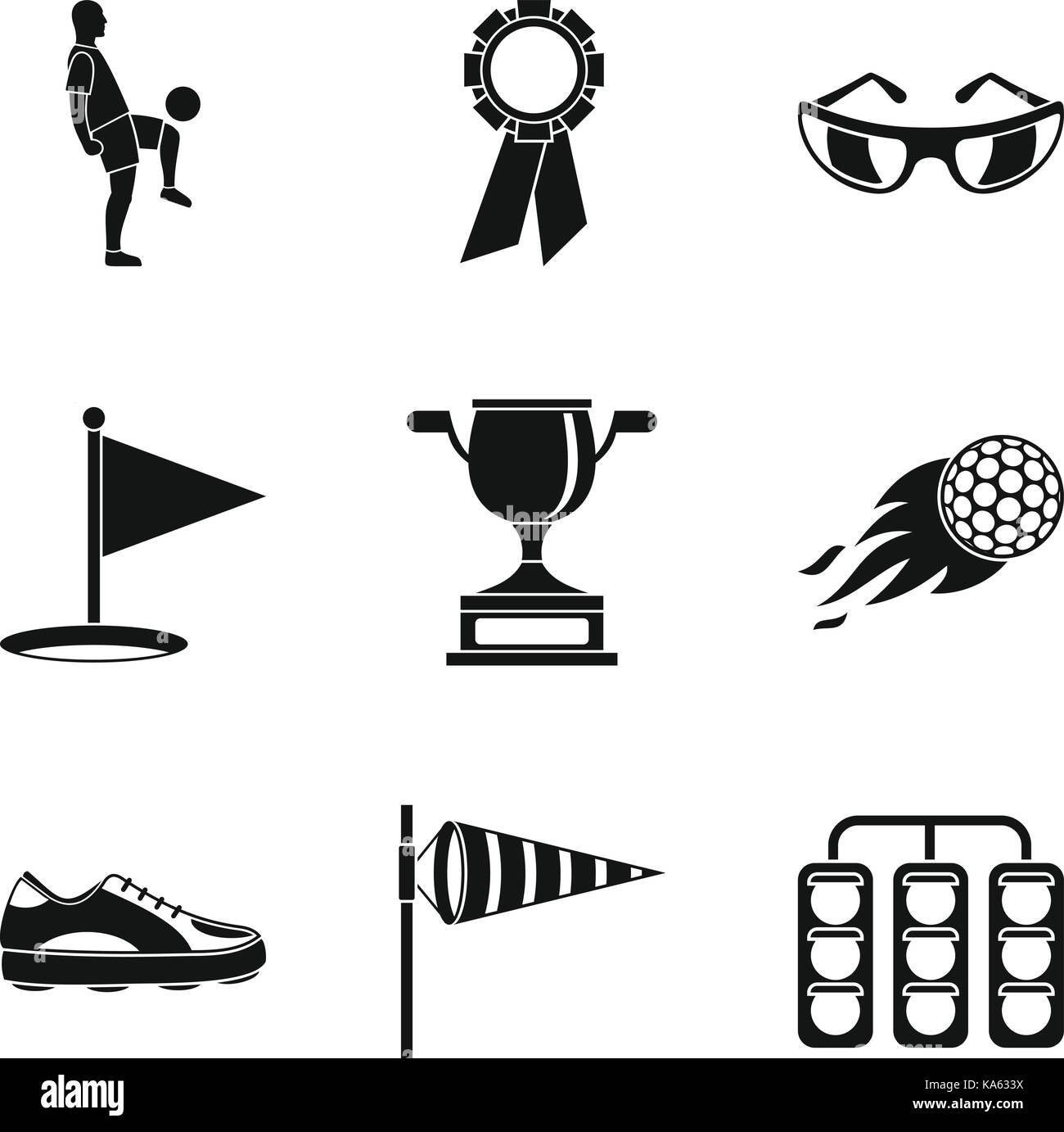Best prize icons set, simple style Stock Vector Image & Art - Alamy