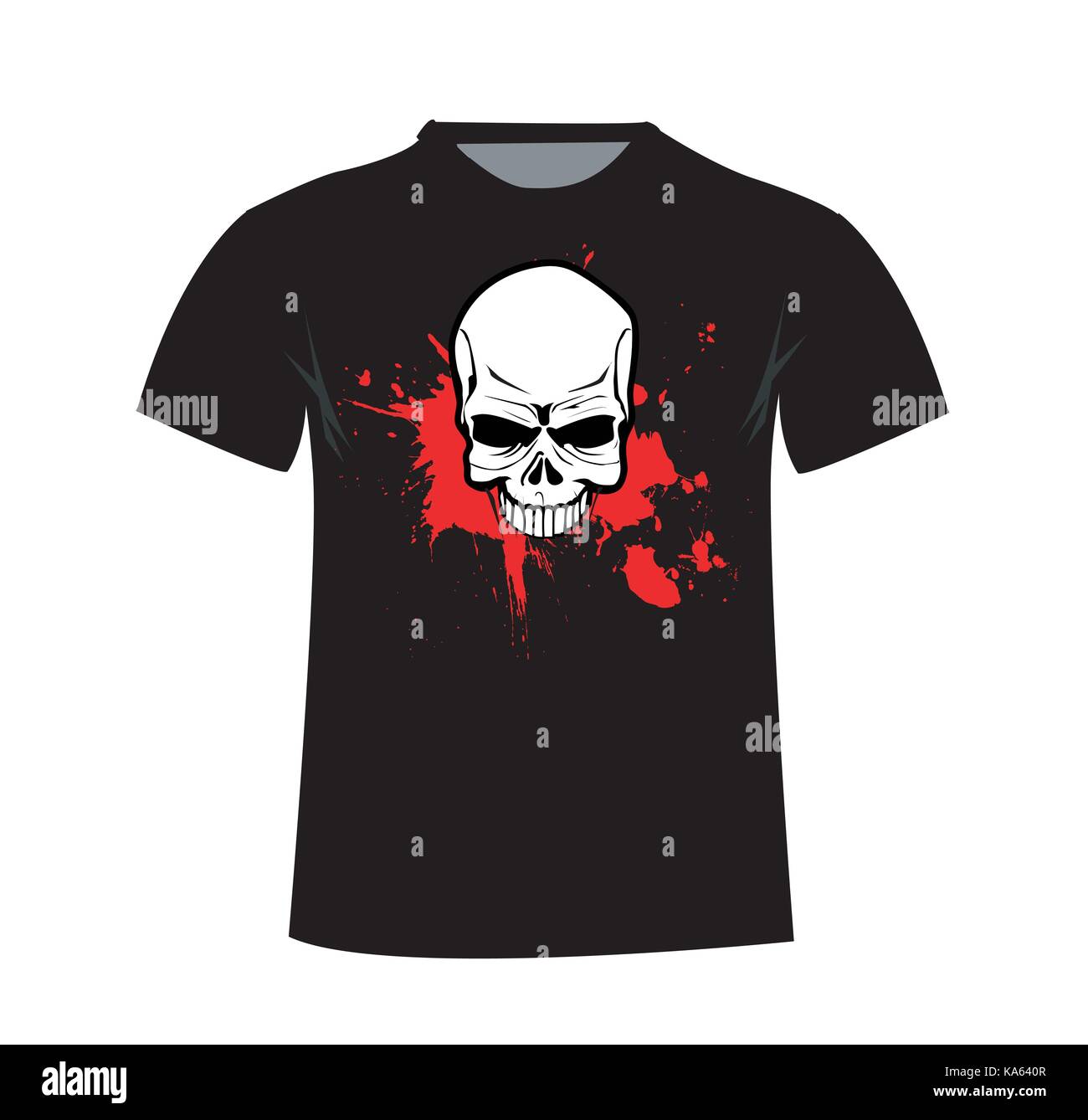 T-shirt template. Front Stock Vector Image & Art - Alamy