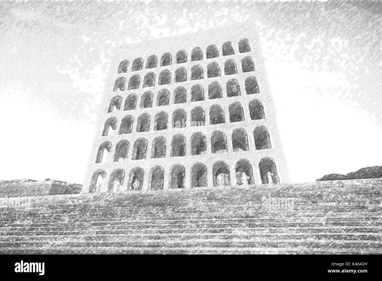 monumental building in Rome in Italy Stock Photo - Alamy