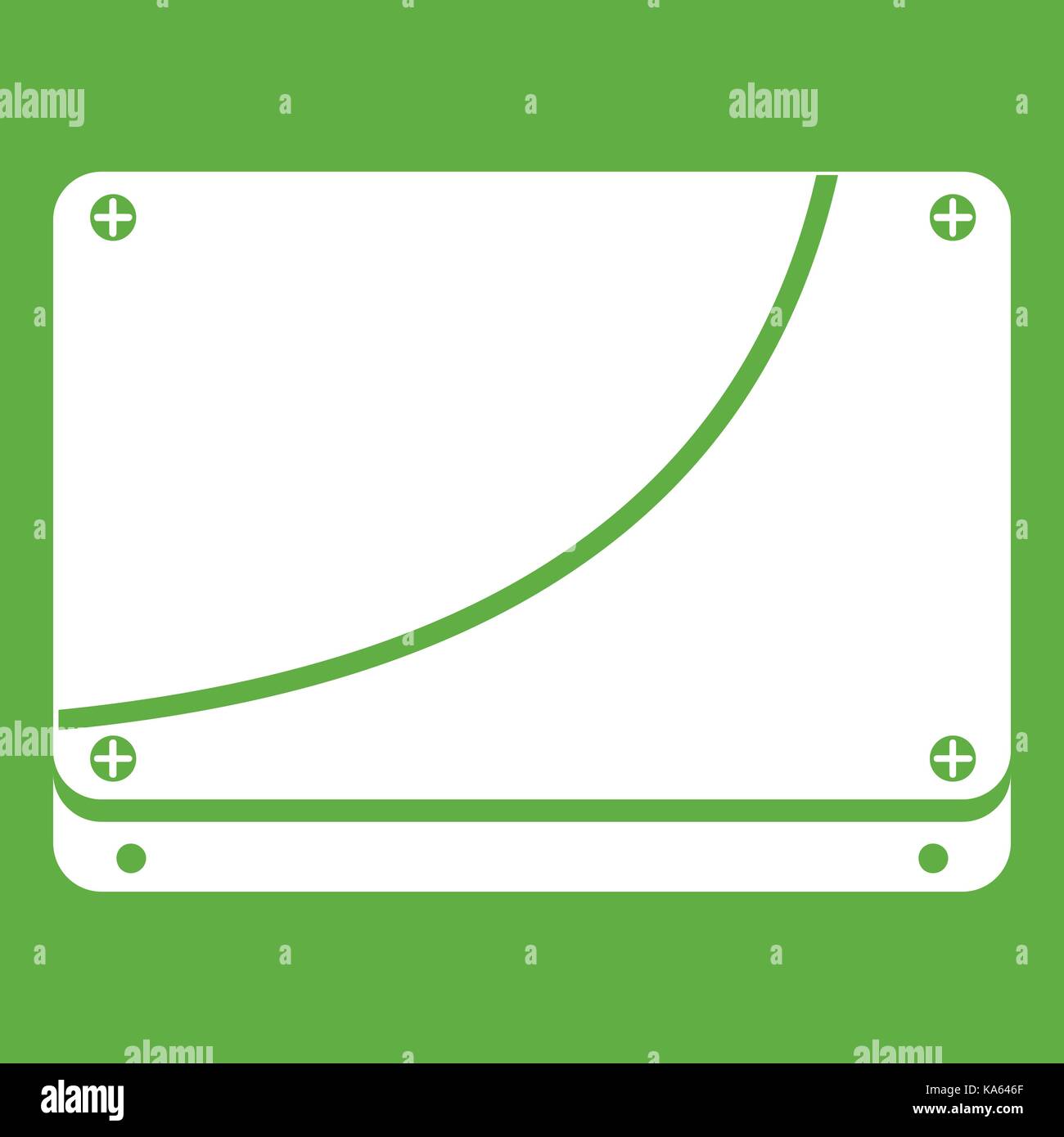 Database icon green Stock Vector Image & Art - Alamy