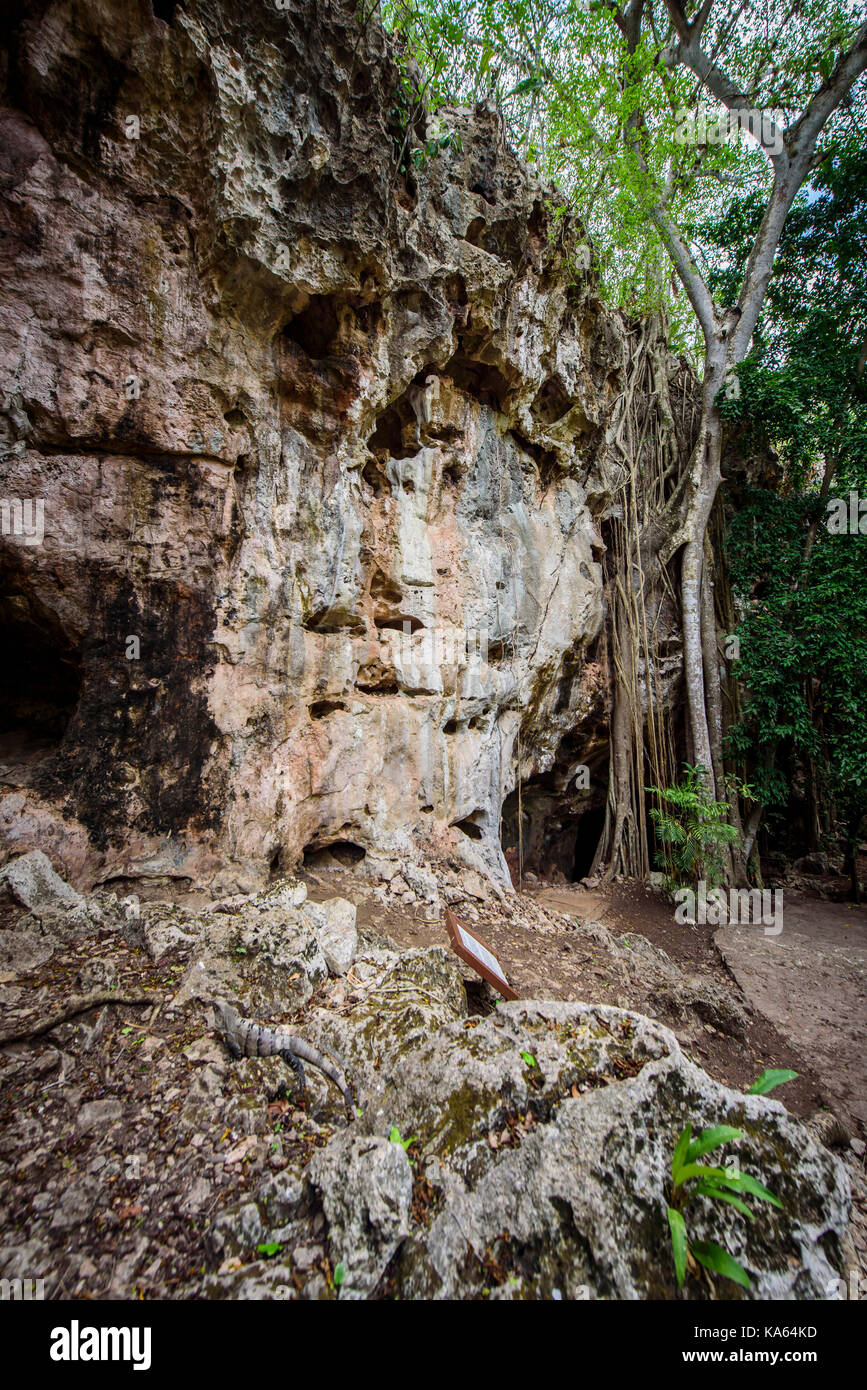 Loltun caves. Yucatán. Mexico Stock Photo - Alamy