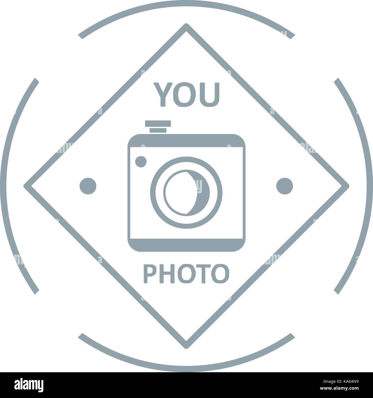 Camera logo, simple gray style Stock Vector Image & Art - Alamy