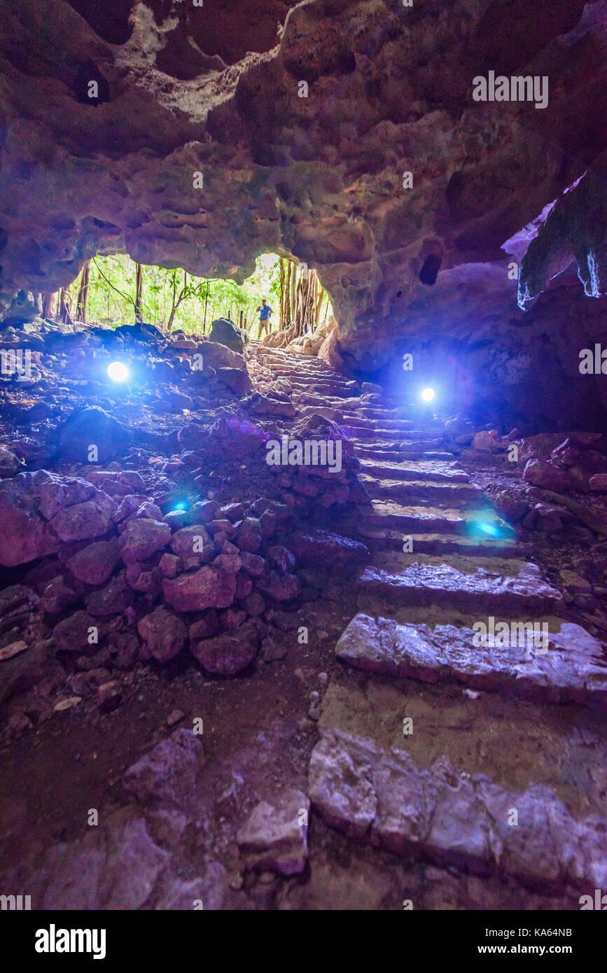 Loltun caves. Yucatán. Mexico Stock Photo - Alamy