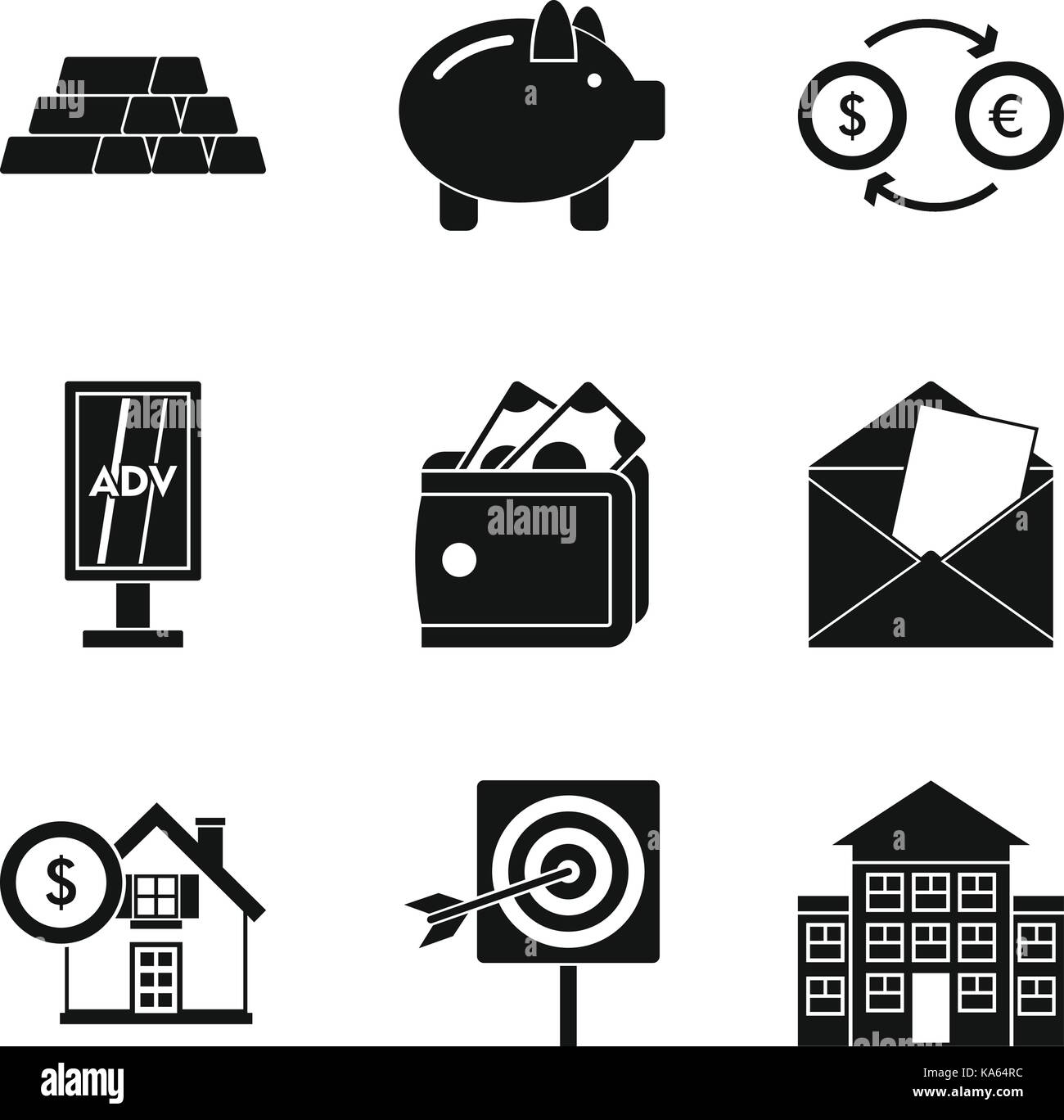 Promiser icons set, simple style Stock Vector Image & Art - Alamy