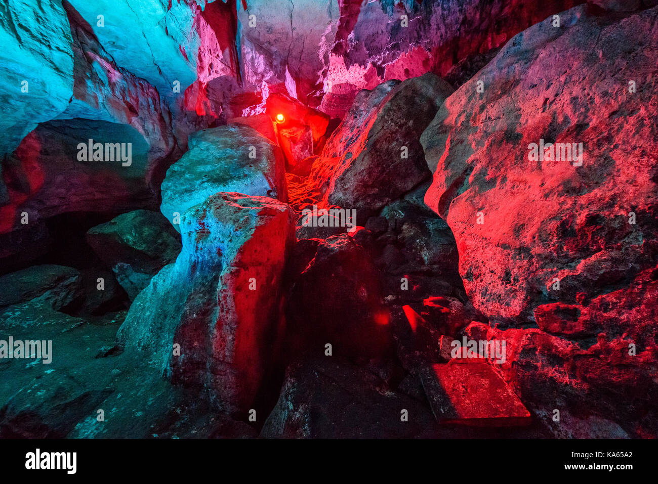 Loltun caves. Yucatán. Mexico Stock Photo - Alamy