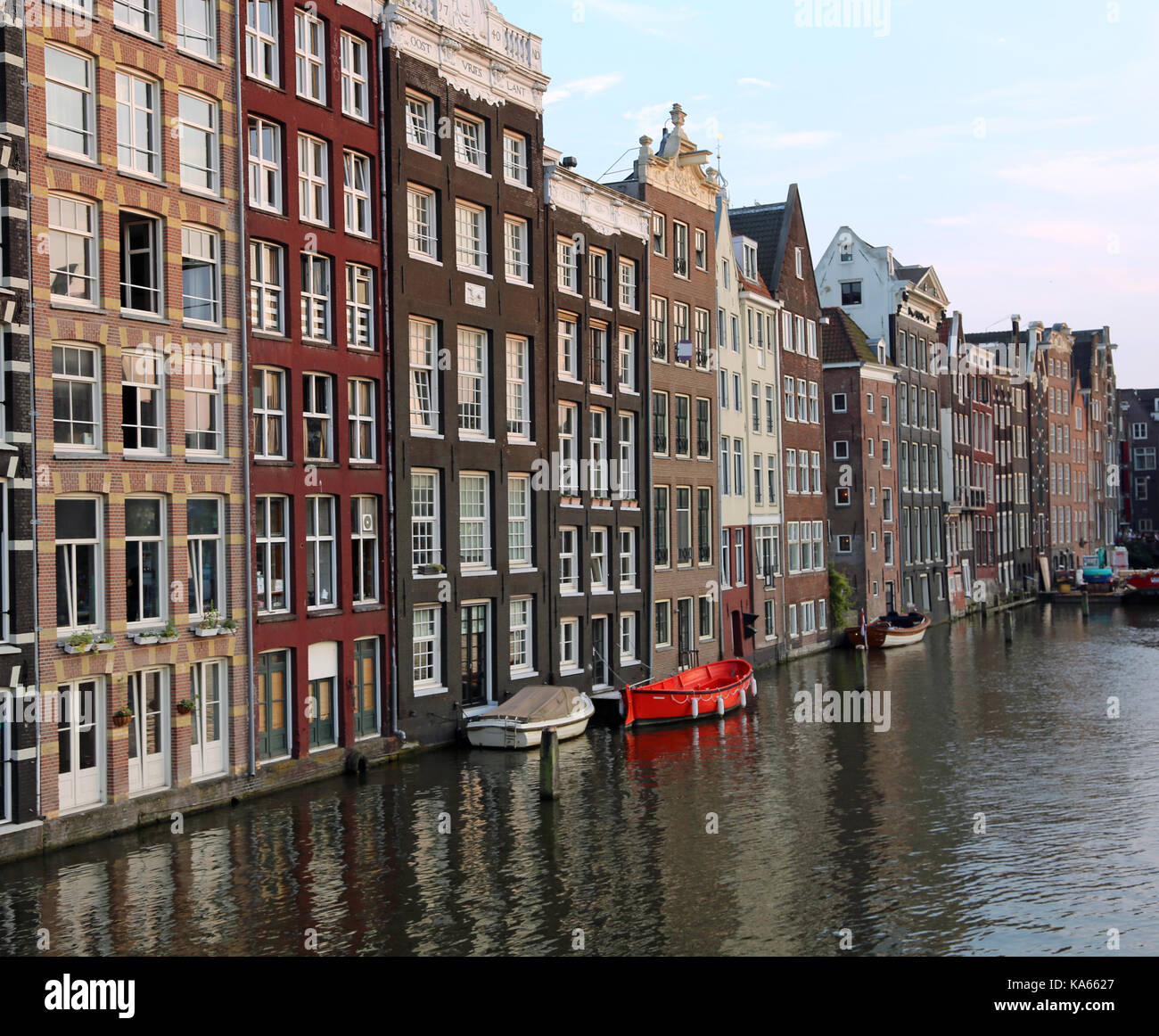 houses with Dutch-style architecture on the Canal of the City of ...