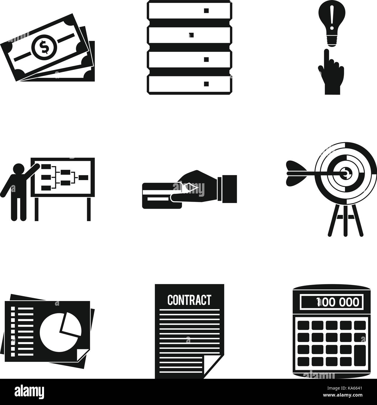 Special terminology icons set, simple style Stock Vector Image & Art ...