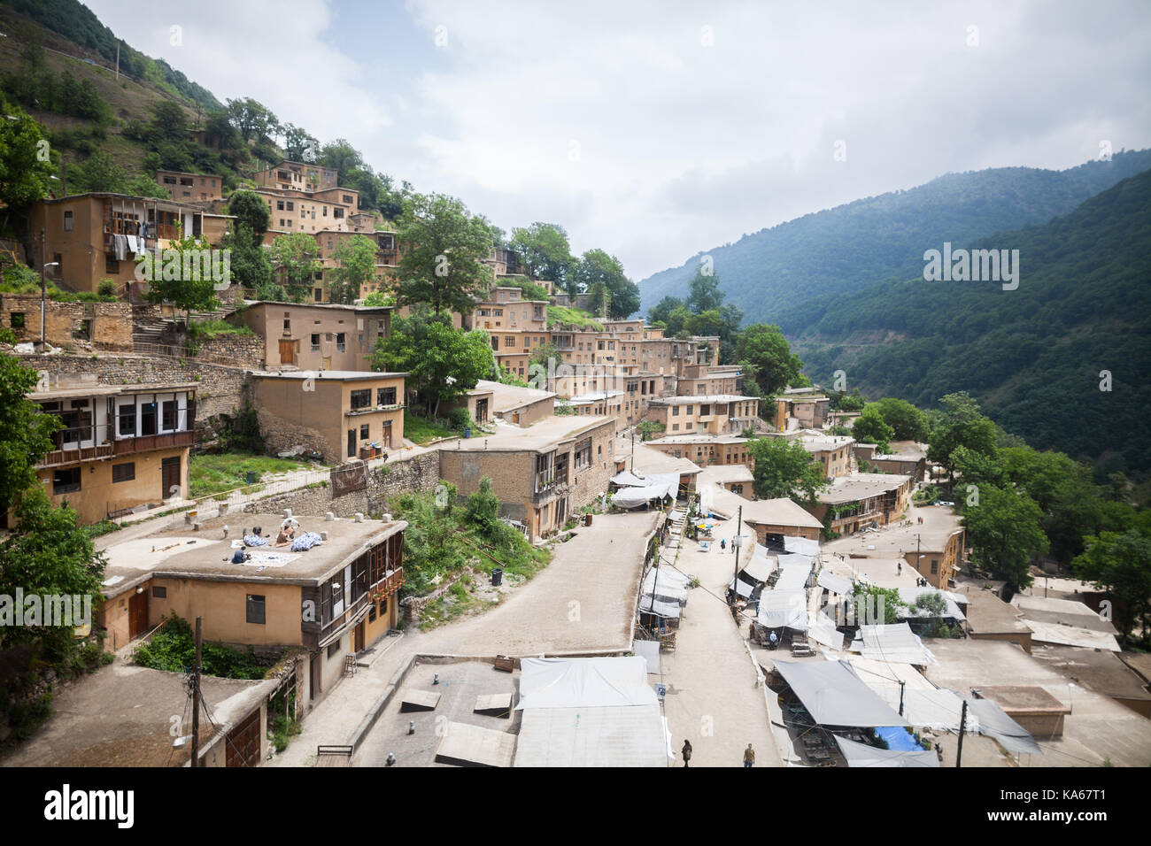 general view of the Masuleh village in Iran Stock Photo - Alamy