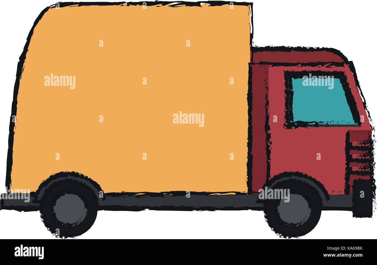 cartoon transport truck Stock Vector Image & Art - Alamy