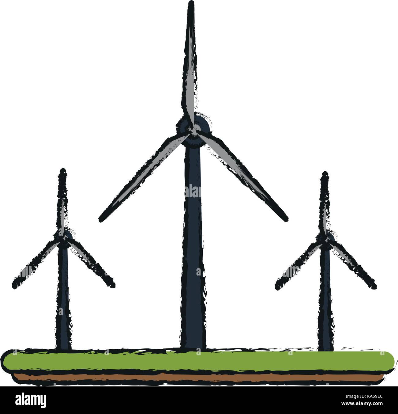 wind power electricity generator Stock Vector Image & Art - Alamy