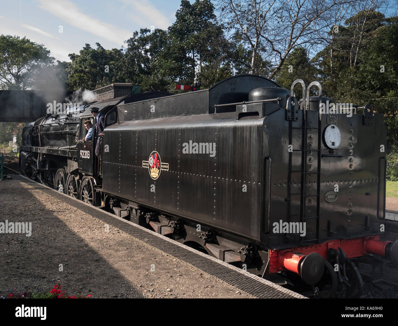 Steam Loco Black Prince at Sheringham Station North Norfolk Railway ... Steam Loco Black Prince at Sheringham Station North Norfolk Railway ...