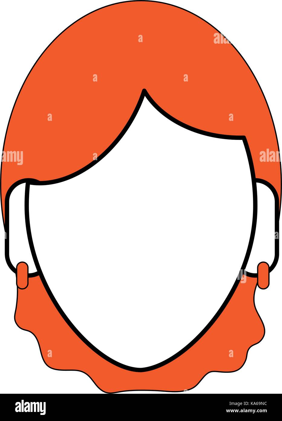 Woman hooded Stock Vector Images - Alamy