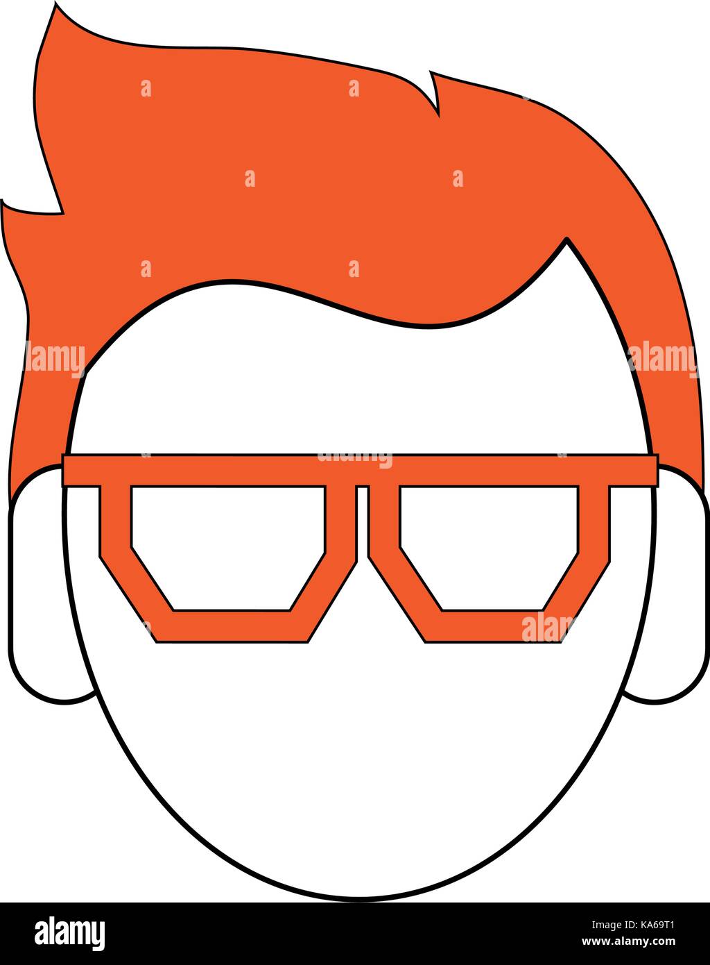 Mystery man with glasses Stock Vector Images - Alamy
