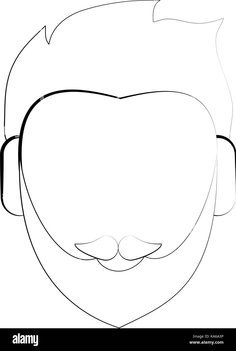 Faceless man character Stock Vector Image & Art - Alamy