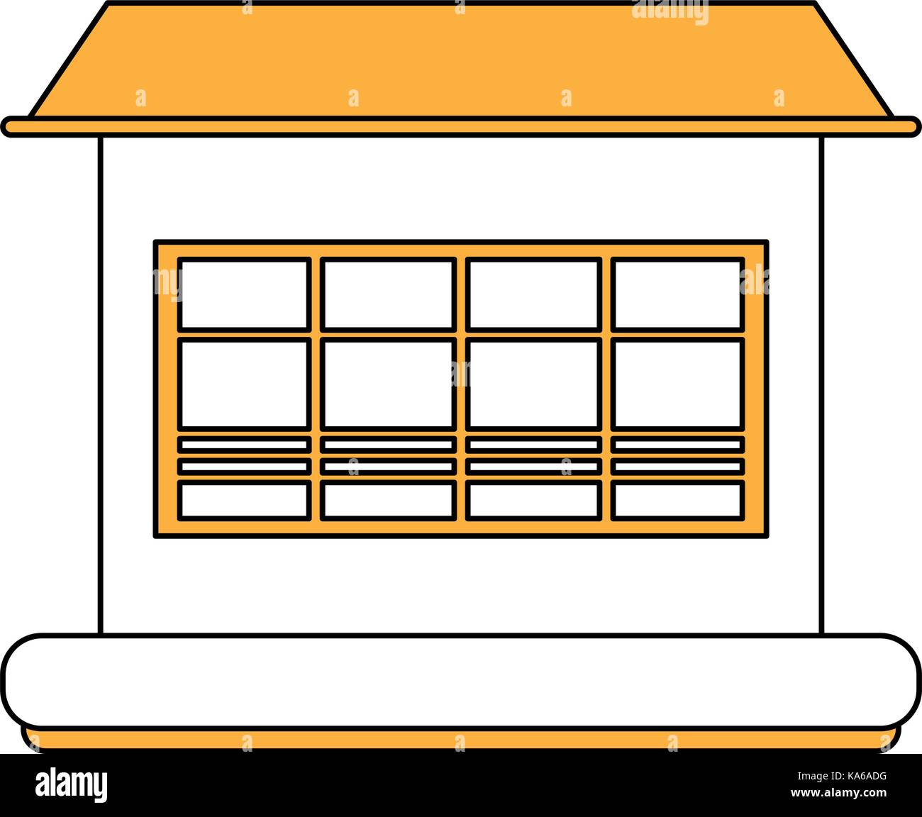 window shop sun umbrella Stock Vector Image & Art - Alamy