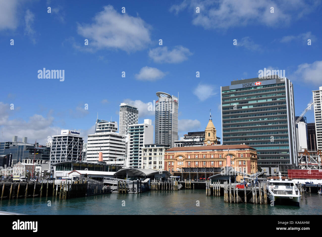 Auckland Harbour, New Zealand Stock Photo - Alamy